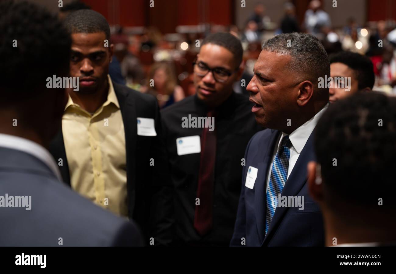 U.S. Air Force Lt. Gen. Richard M. Clark, Superintendent of the United ...