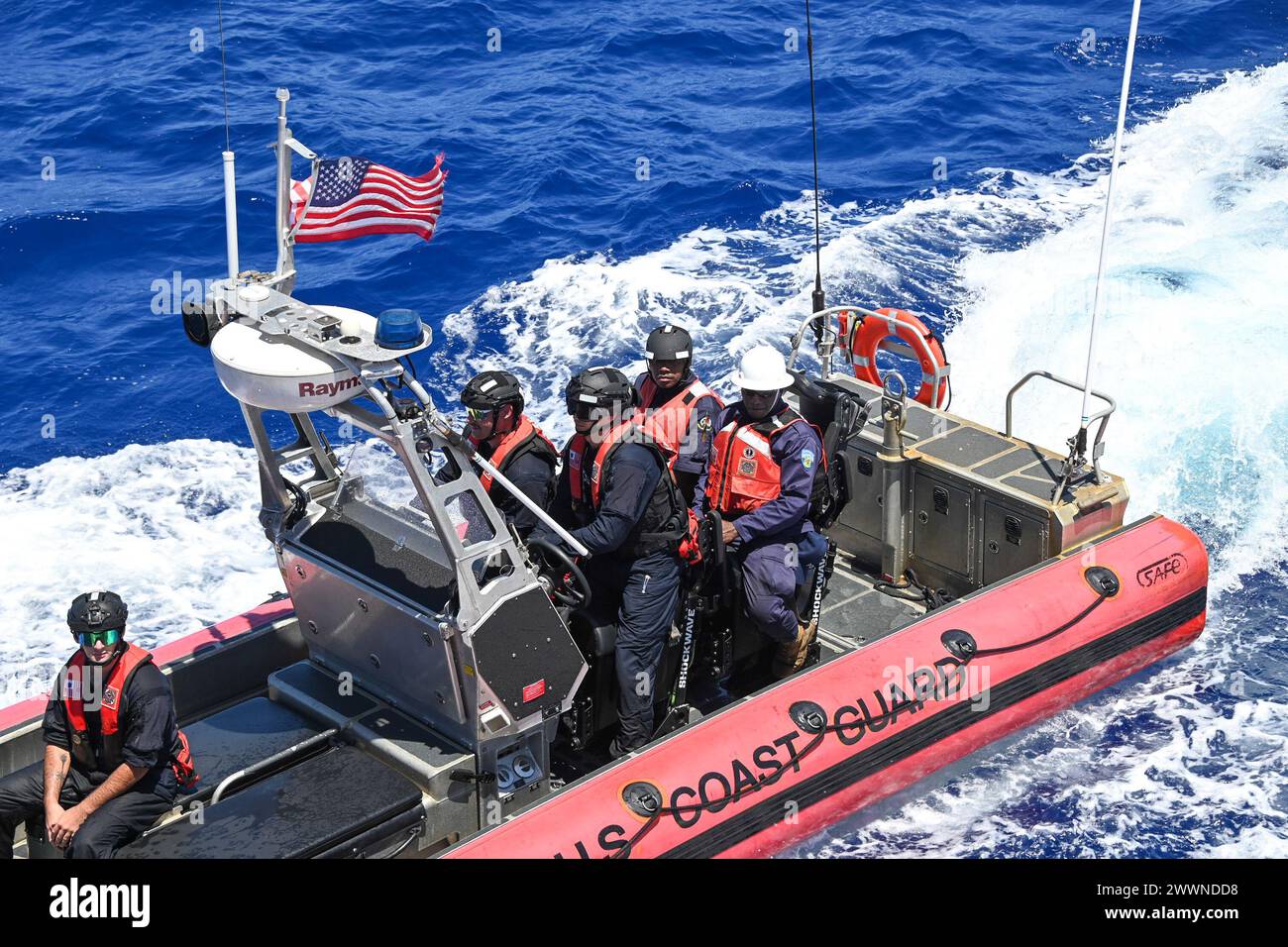 A U.S. Coast Guard Cutter Harriet Lane (WMEC 903) 26-foot over-the ...
