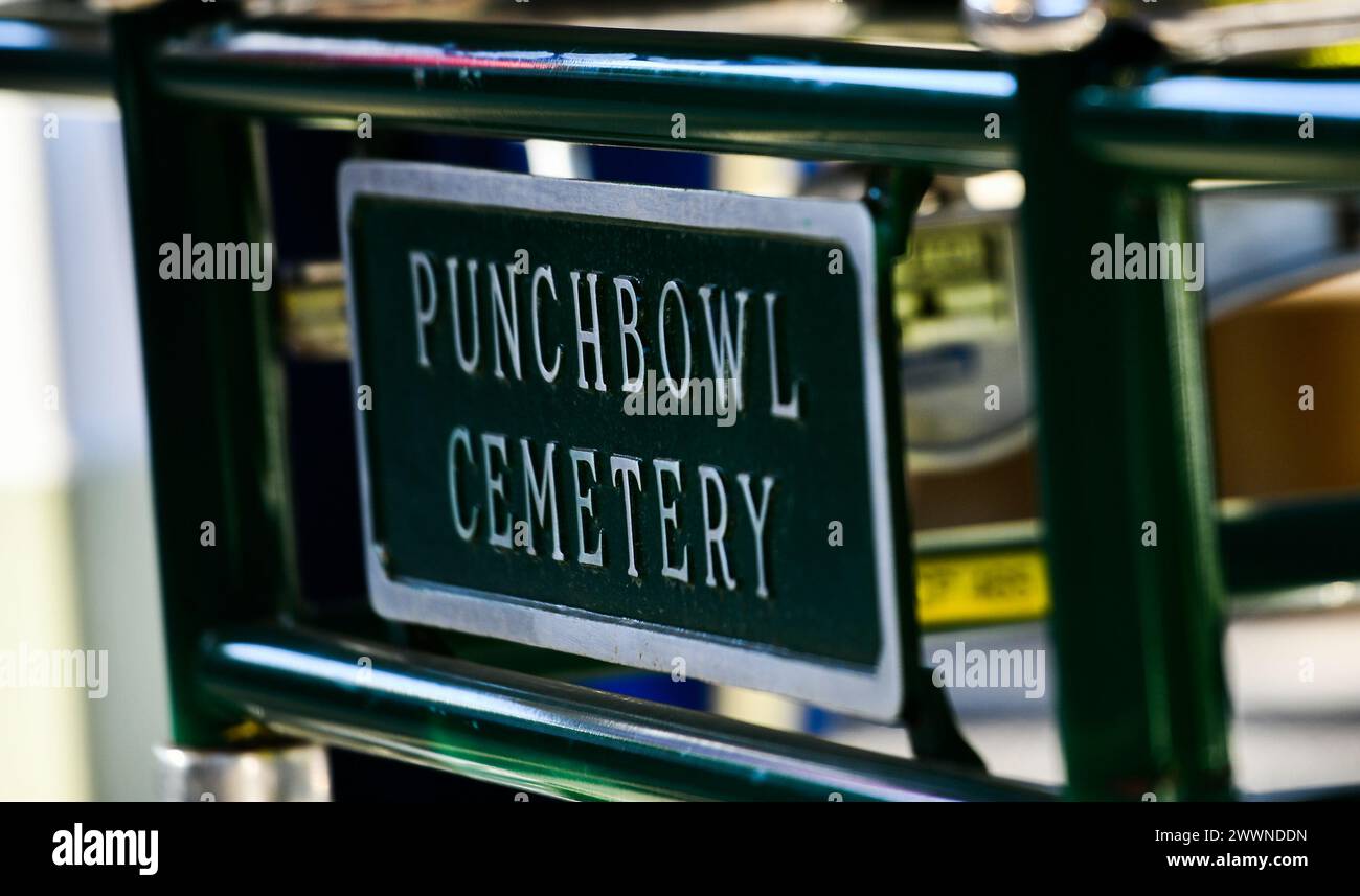 A casket utility cart is used to transfer the casket of U.S. Army Cpl ...