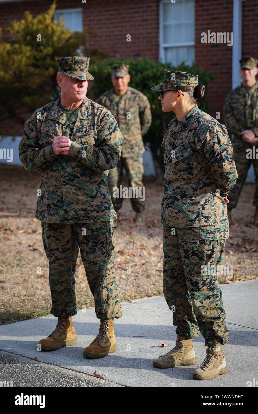 U.S. Marine Corps Maj. Gen. David Maxwell, commander of Marine Corps ...