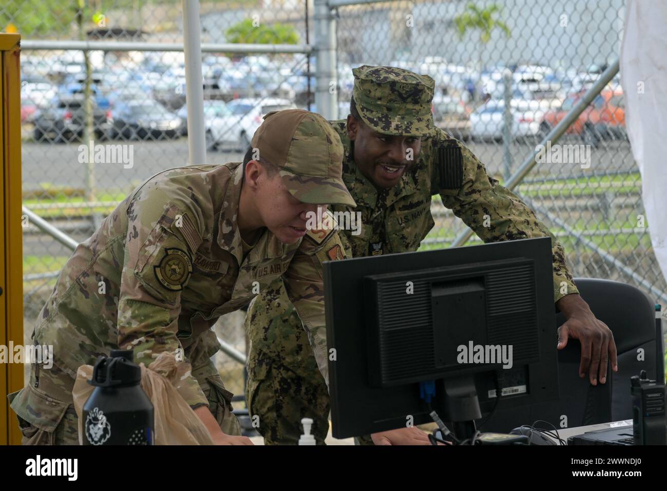 Joint Task Force-Red Hill (JTF-RH) Access Control Point (ACP) team ...