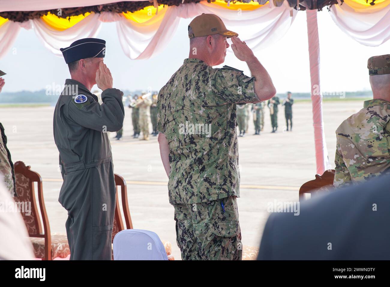 U.S. Navy Rear Adm. Christopher Stone, commander of Task Force 76/3 and ...
