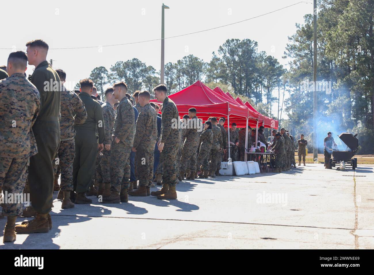 U.S. Marines with Marine Aviation Logistics Squadron (MALS) 31, Marine ...
