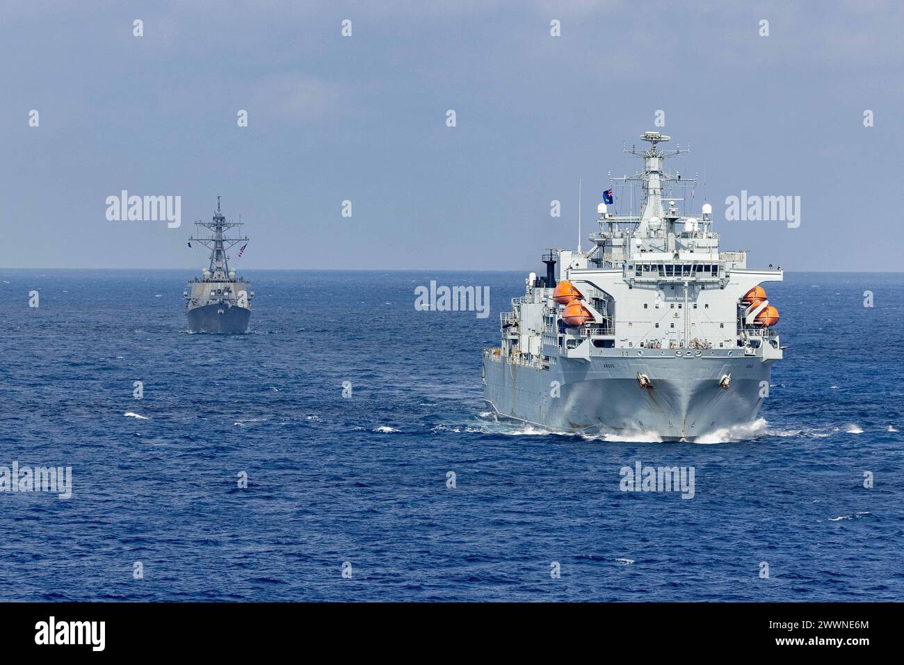 U.S. Navy Arleigh Burke-class guided-missile destroyer USS Arleigh ...