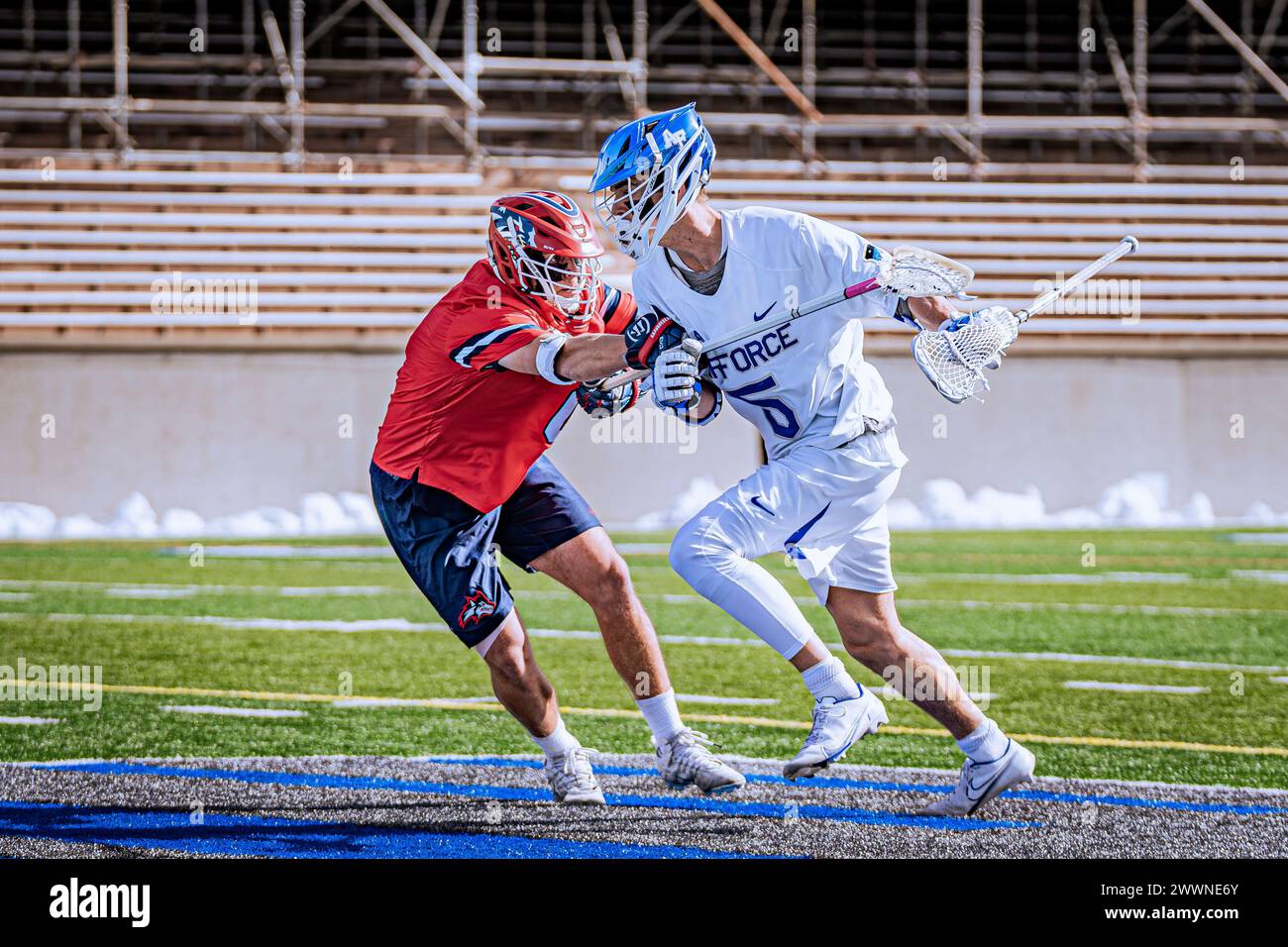 U.S. Air Force Academy -- Air Force's Aidan Tolen makes a run past a ...