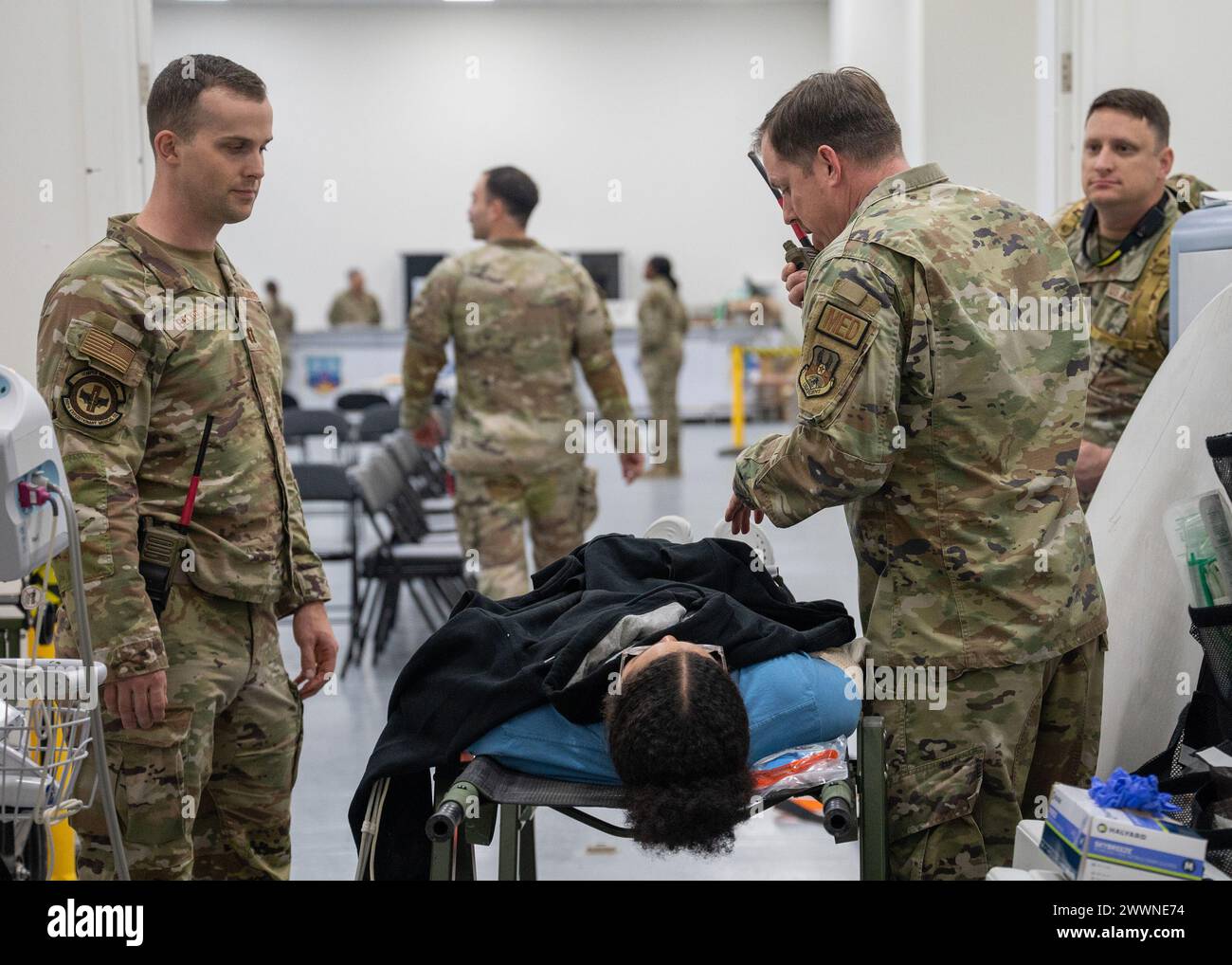 U.S. Air Force medical squadron Airmen assigned to the U.S. Central ...