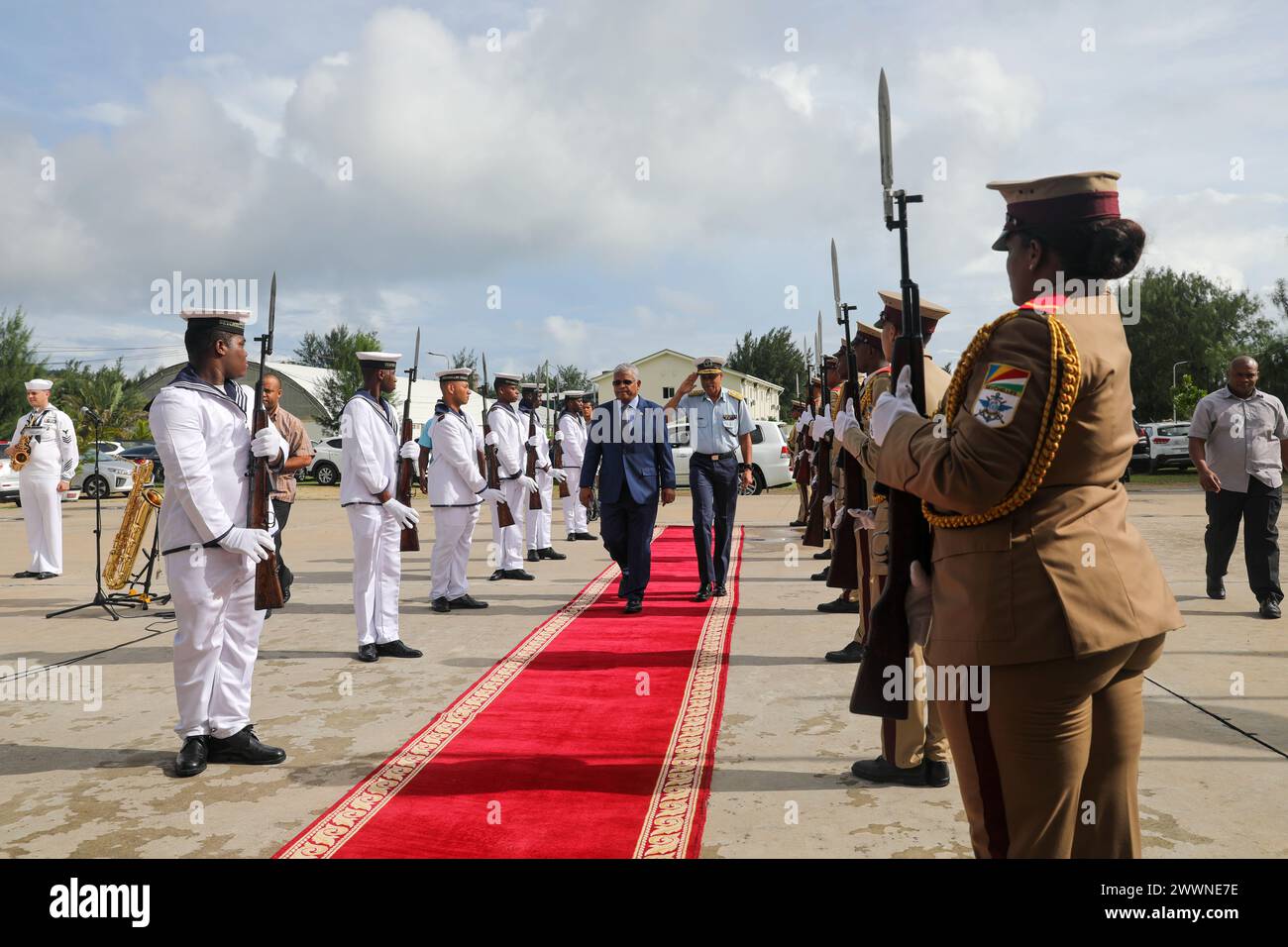 VICTORIA, Seychelles (Feb. 26, 2024) President of the Republic of ...