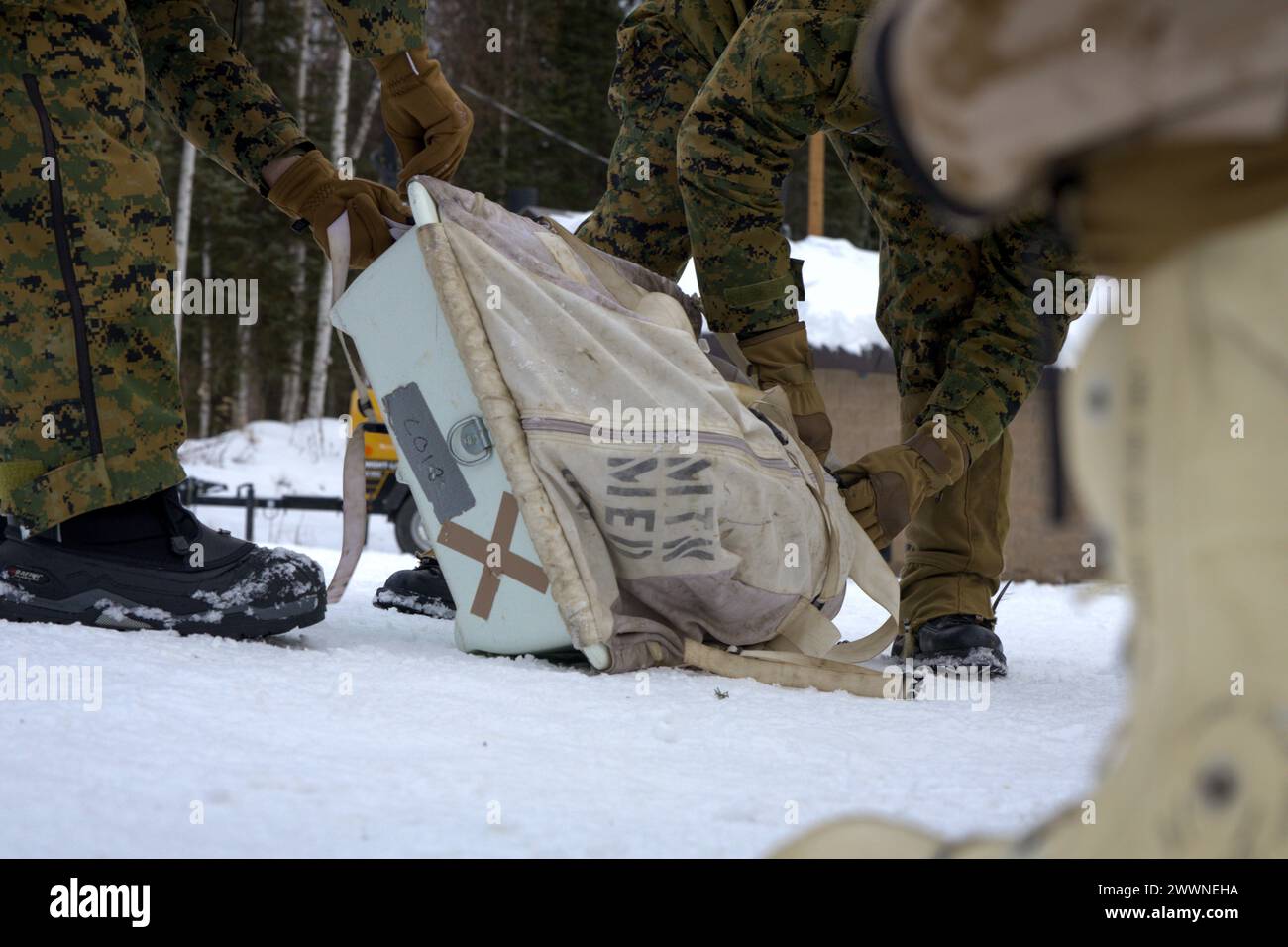 U.S. Marine Corps Staff Sgt. Patrick Paul and Sgt. Timothy Pope ...