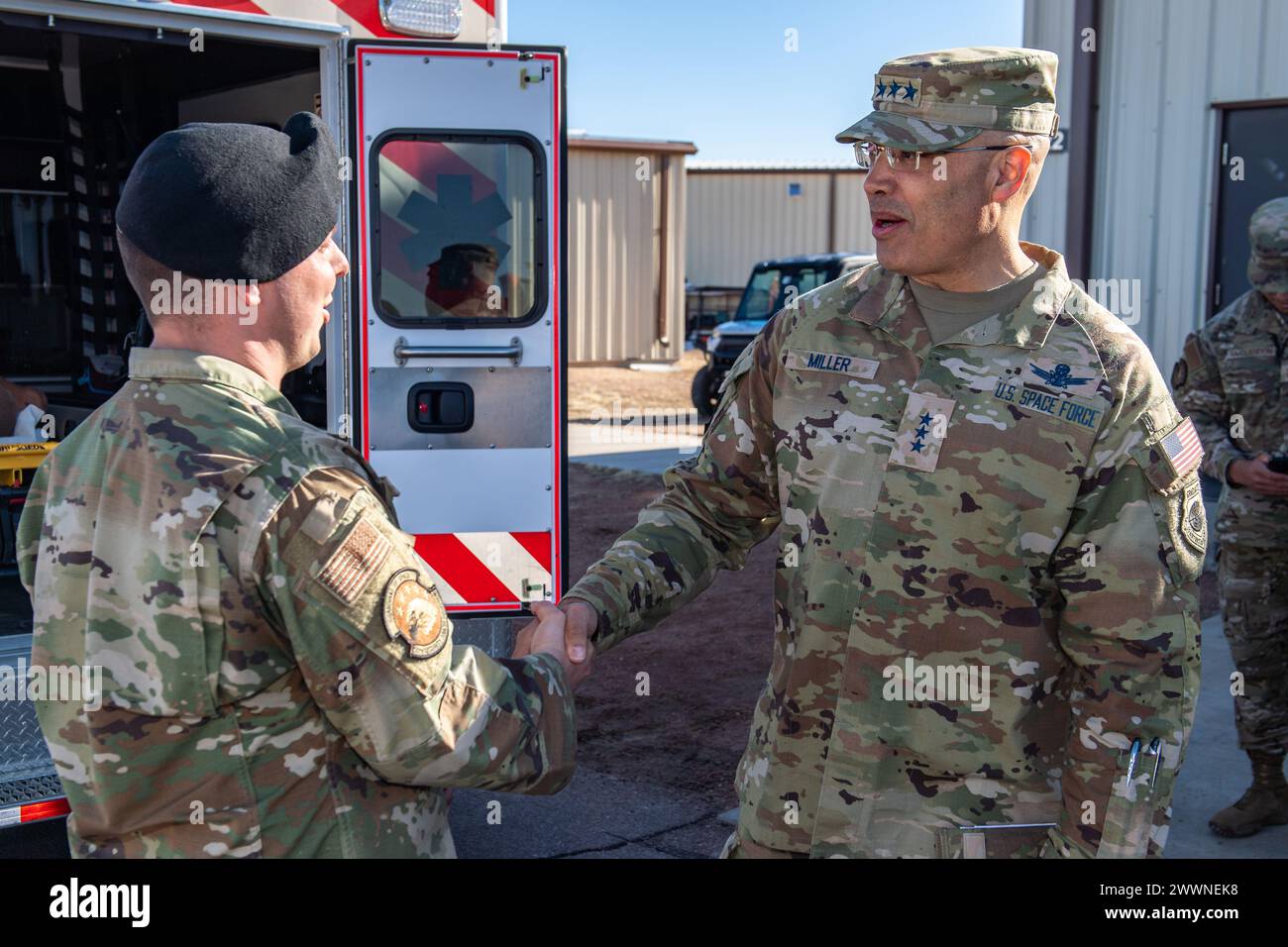 SCHRIEVER SPACE FORCE BASE, Colo--Lieutenant (Lt.) General (Gen.) David ...