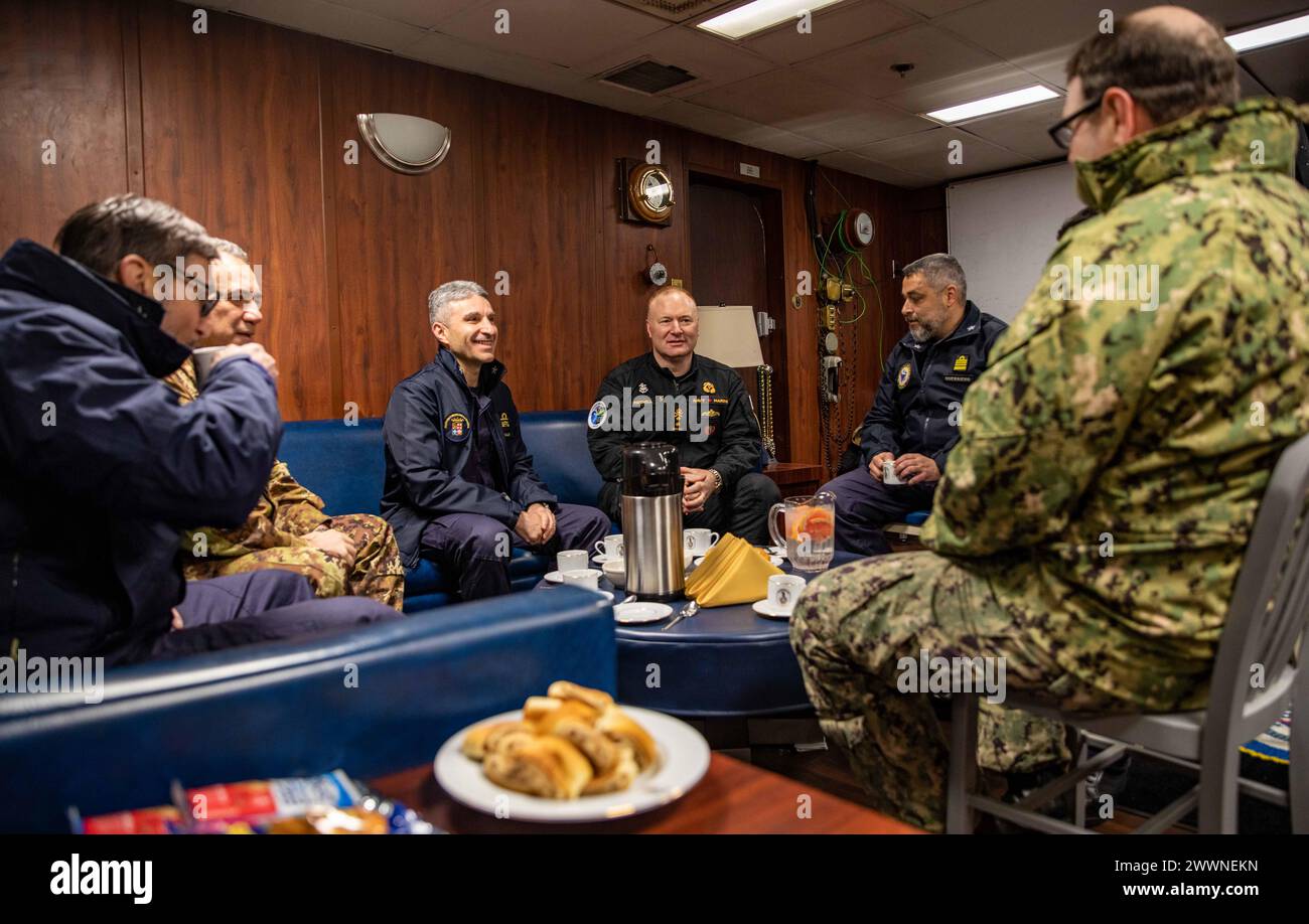Italian Rear Adm. Michele Orini, Italian Rear Adm. Massimiliano ...