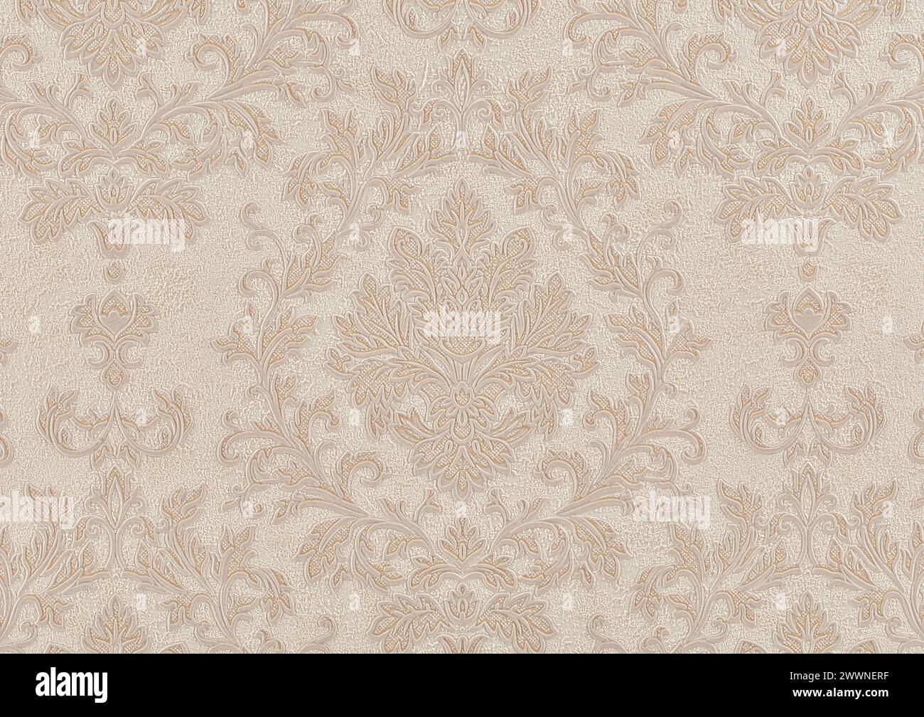 Background of light beige paper wallpaper with intertwining floral ...