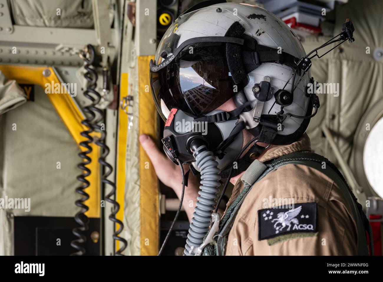U.S. Marine Corps Sgt. James Townsend, a loadmaster from Marine Medium ...
