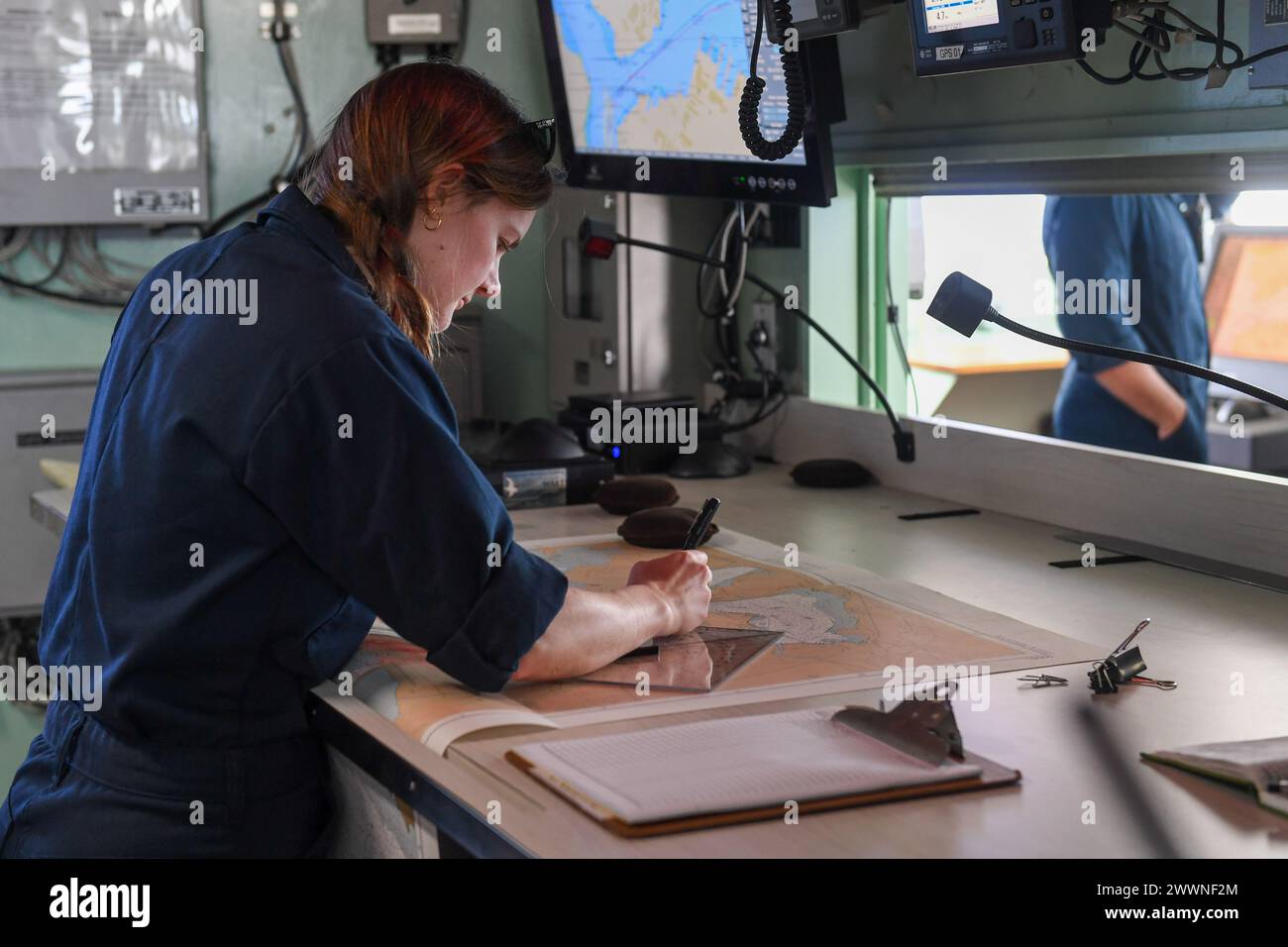 Military Sealift Command Civil Service Mariner Alexandra Jewell, the ...