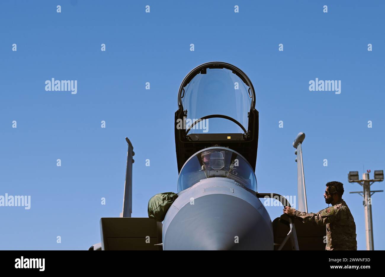 California Air National Guard Tech. Sgt. Christopher Moya, 144th ...