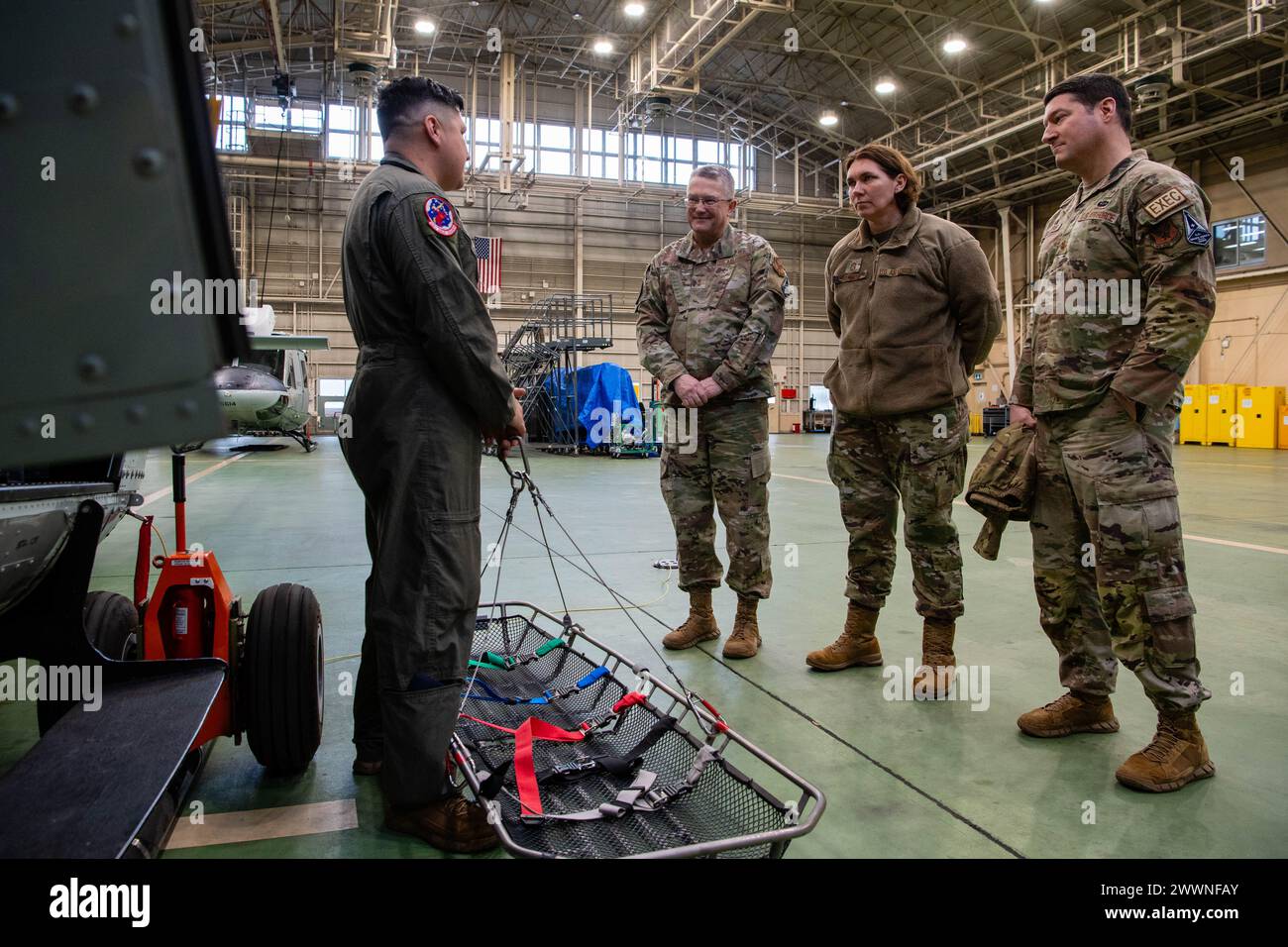 From left to right, U.S. Air Force Tech. Sgt. Jeovany Vasquez, 459th ...
