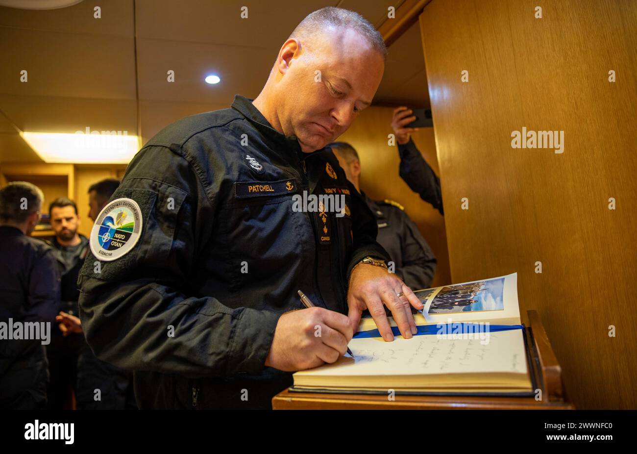 Royal Canadian Navy Rear Adm. David Patchell, vice commander, U.S. 2nd ...