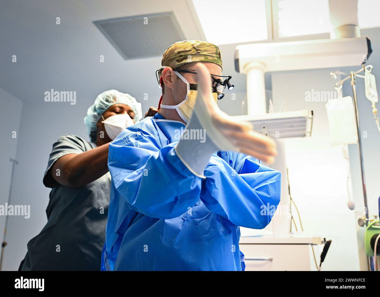 U.S. Air Force Lt. Col. Devin Watson, 81st Medical Group, Keesler Air ...