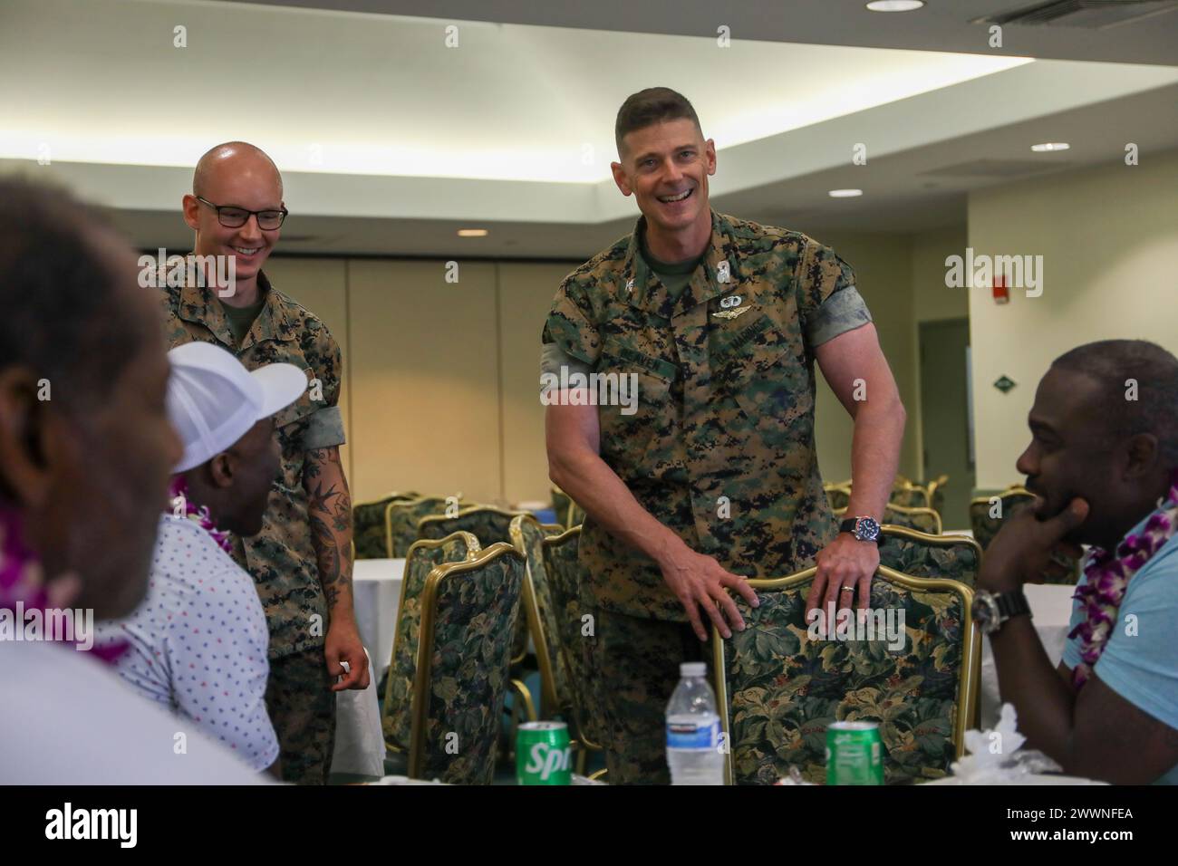 U.S. Marine Corps Col. Jeremy Beaven, commanding officer, Marine Corps ...