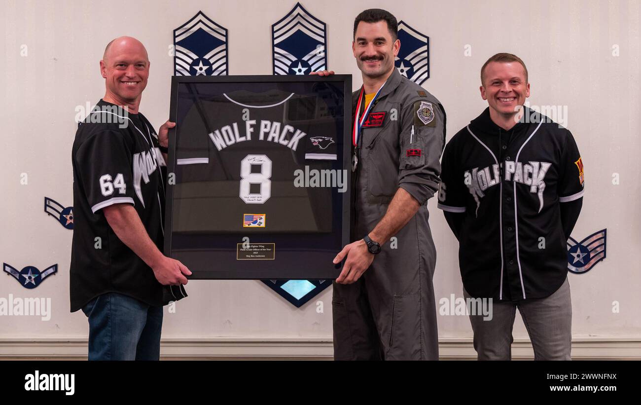 Col. Matthew Gaetke, left, 8th Fighter Wing commander, and Chief Master ...
