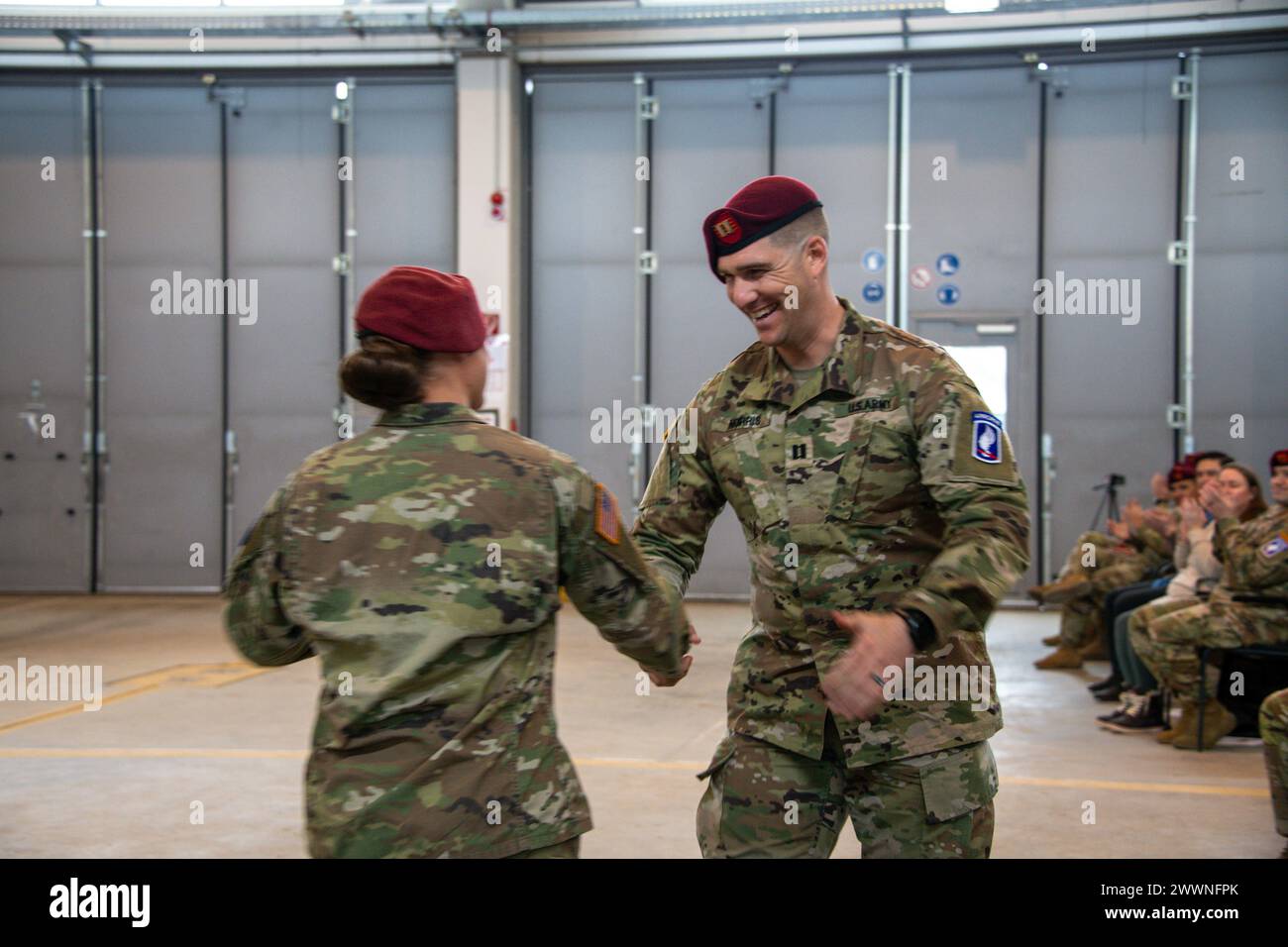 U.S. Army Cpt. Austin Norris, incoming Commander of Fury Company, 4th ...