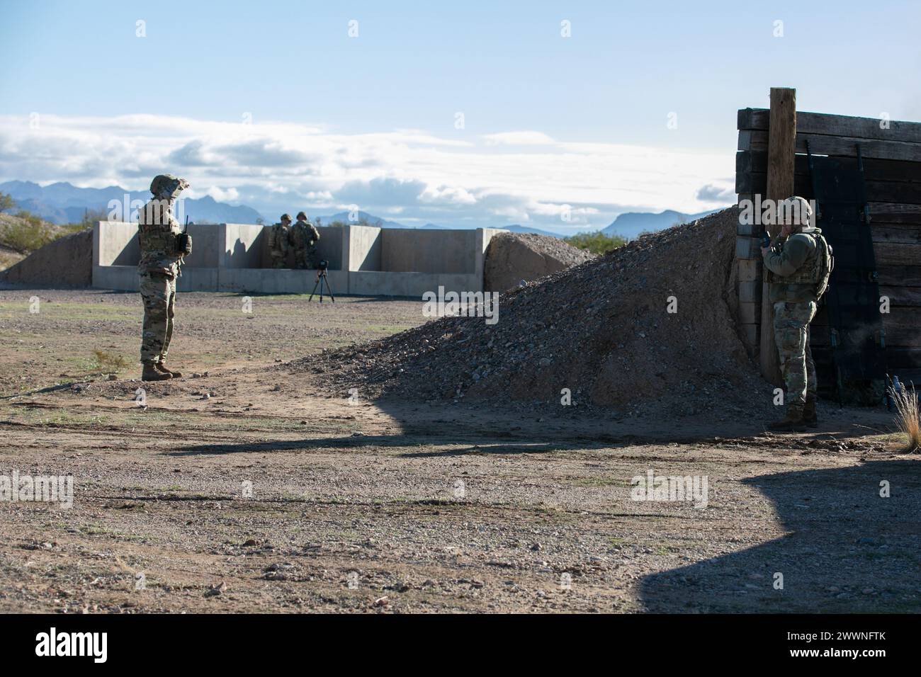 Soldiers from the 860th Military Police Company engaged in grenade ...