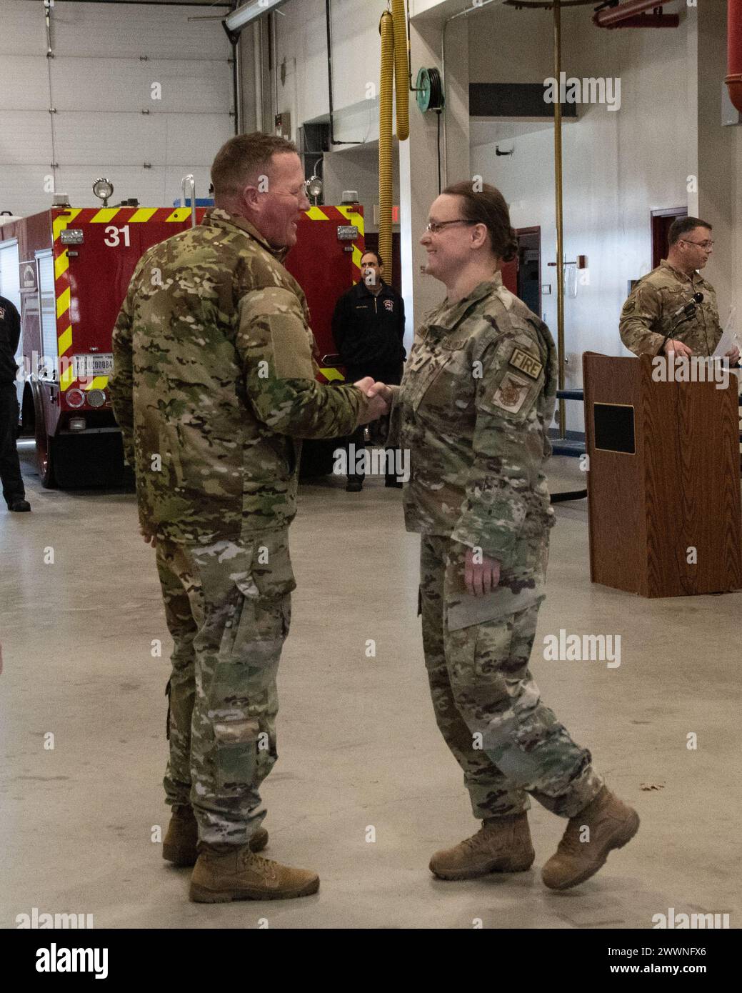 Sarah Sinclair, 104th Civil Engineering Squadron commander, promotes to ...