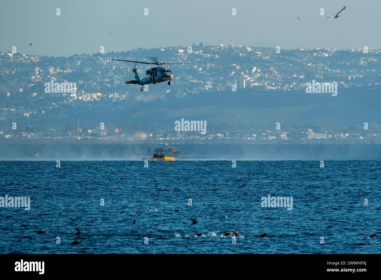An MH-60S Seahawk assigned to the “Wildcards” of Helicopter Sea Combat ...