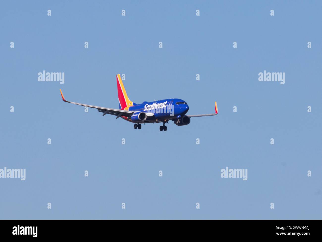 FORT MYERS, FLORIDA, USA - 27 FEB 2024. Southwest Airlines N406WN ...