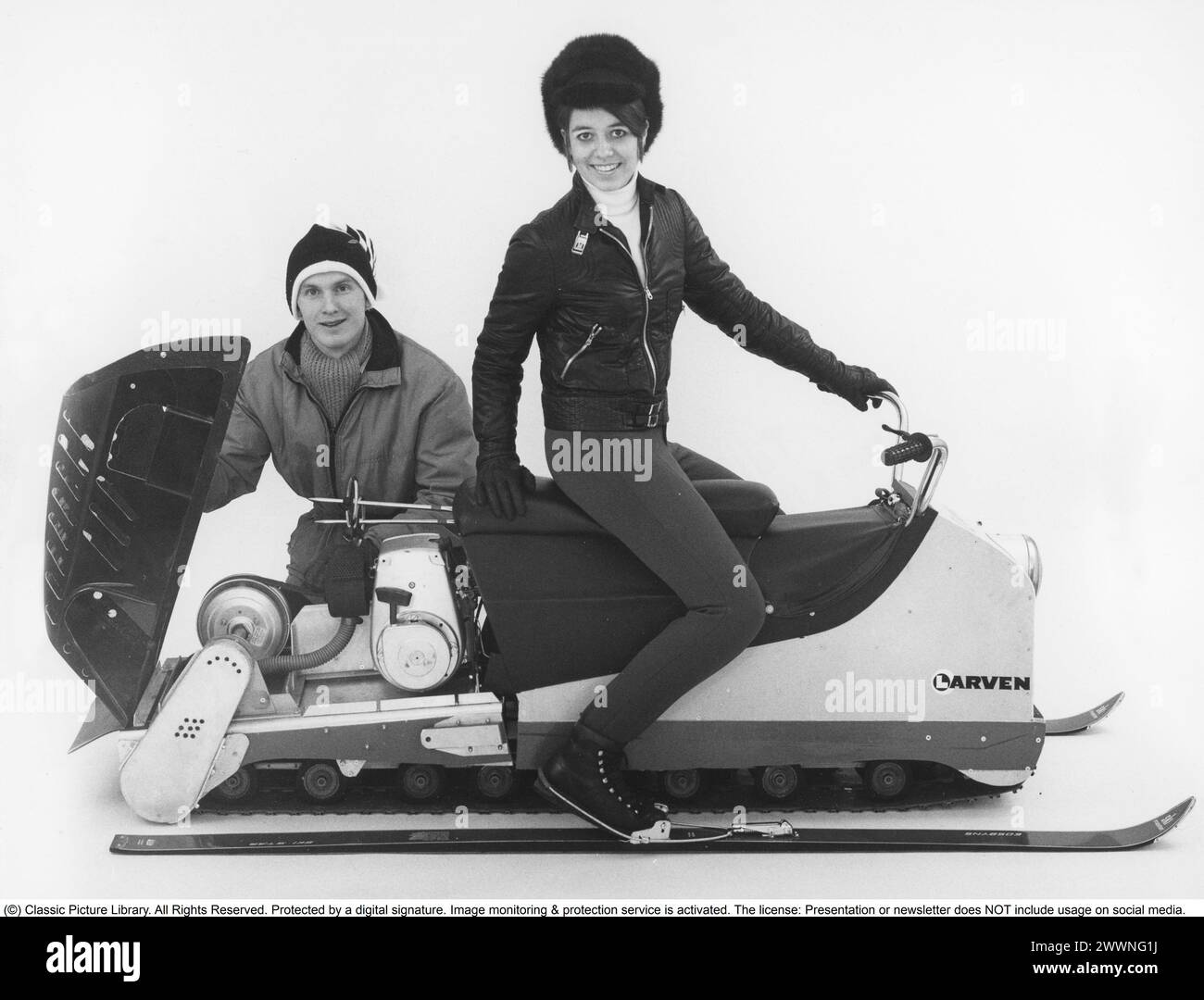 "Larven" (The caterpillar) A Swedish unconventional snowmobile that has ...