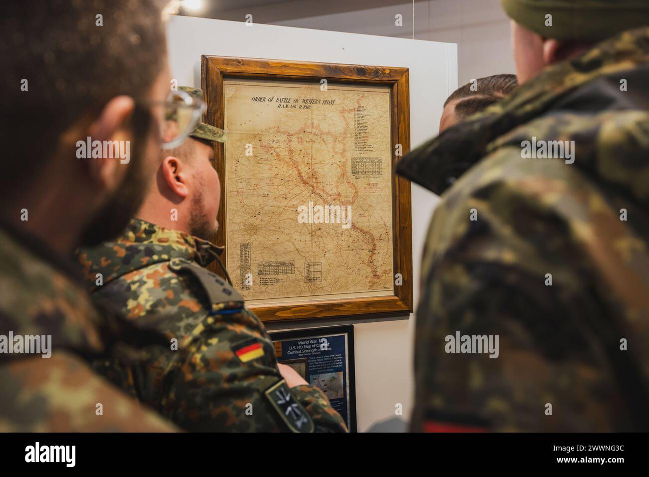 German soldiers assigned to Unteroffizierschule des Heeres toured the ...