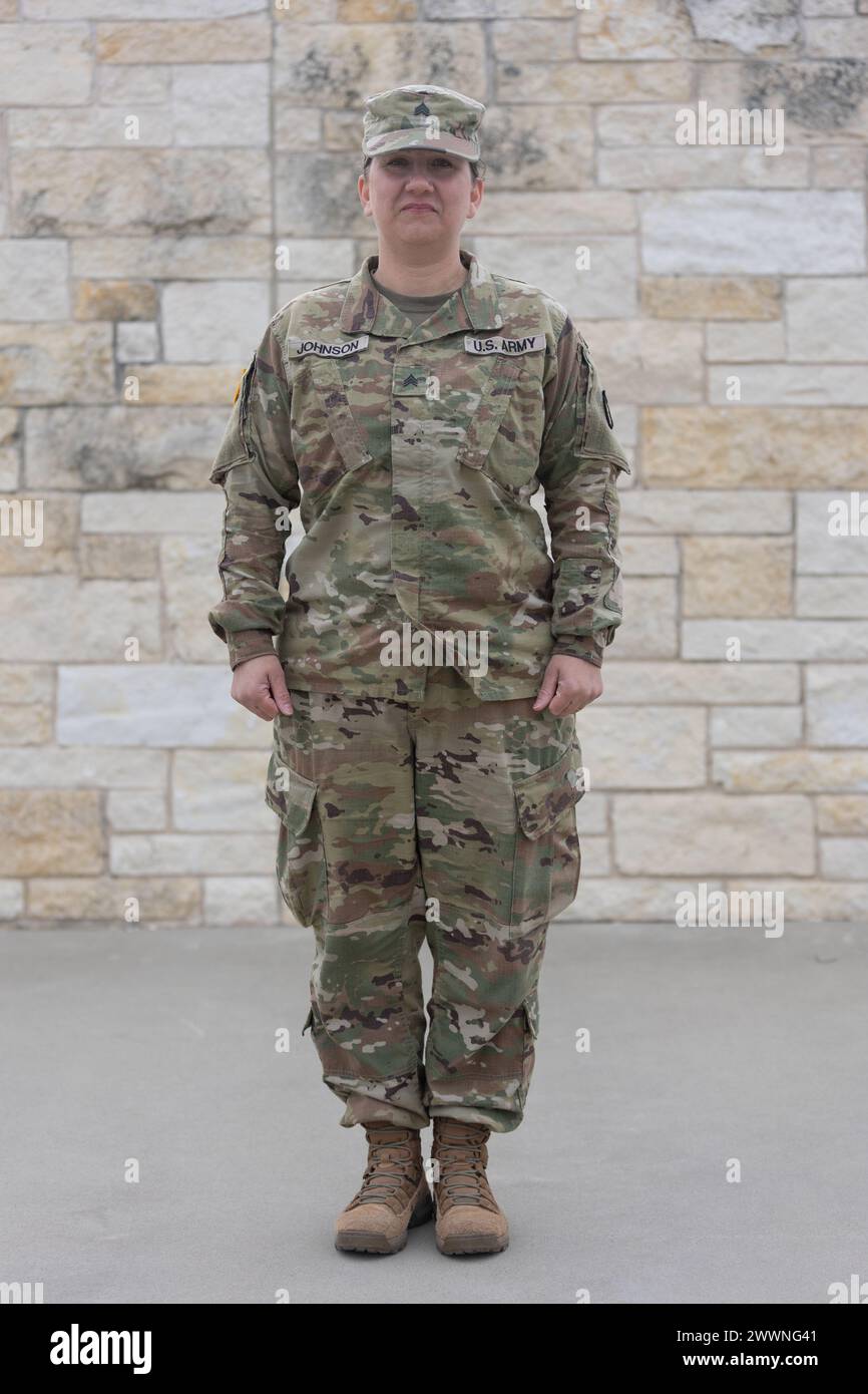 U.S. Army Sgt. Jennifer Johnson, a religious affairs non-commissioned ...