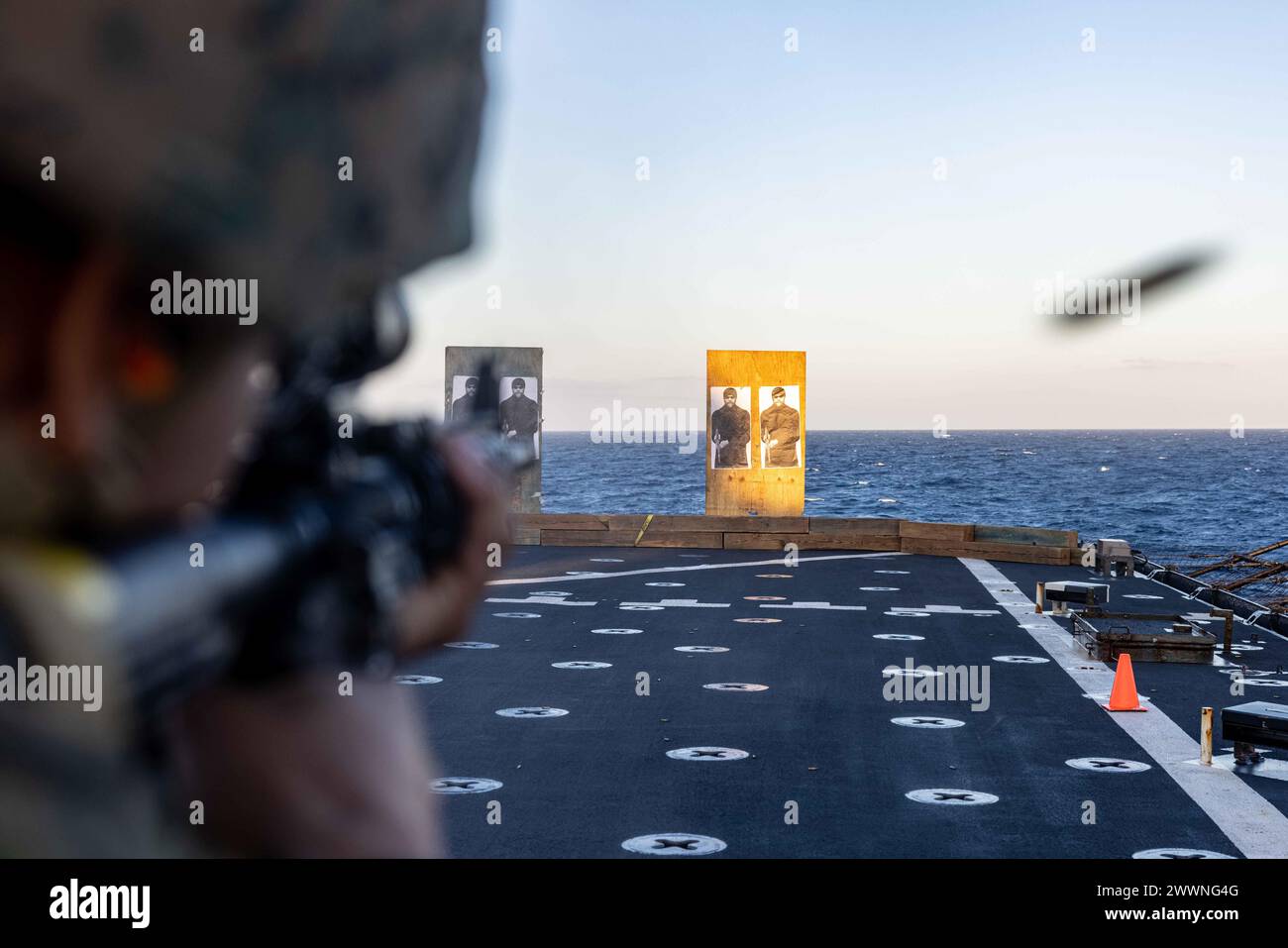 U.S. Marine Corps Lance Cpl. Nicholas Miguel, a motor transport ...