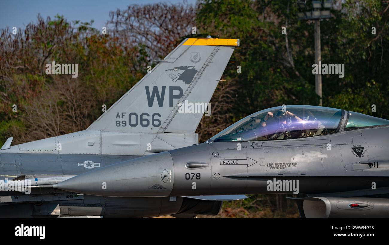 Capt. John Bove, 80th Fighter Squadron F-16 Fighting Falcon pilot ...