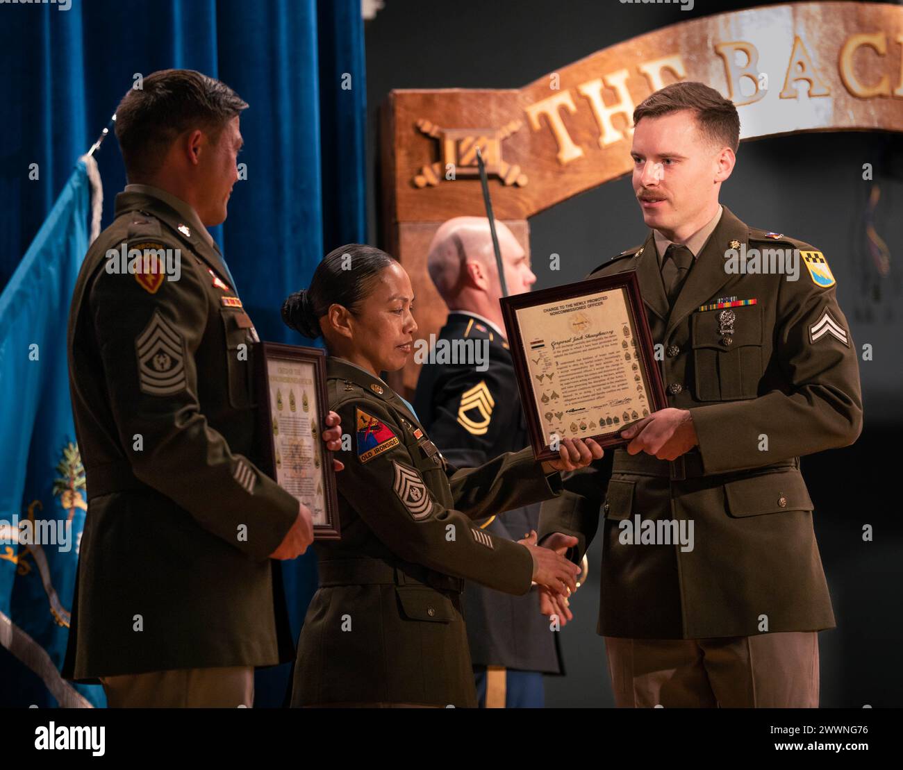 U.S. Army Cpl. Jack Shuaghnessy, assigned to the 103rd Intelligence and ...