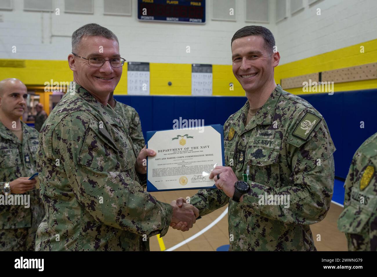 NAVAL SUPPORT ACTIVITY SOUDA BAY, Greece (Feb. 15, 2024) Senior Chief ...