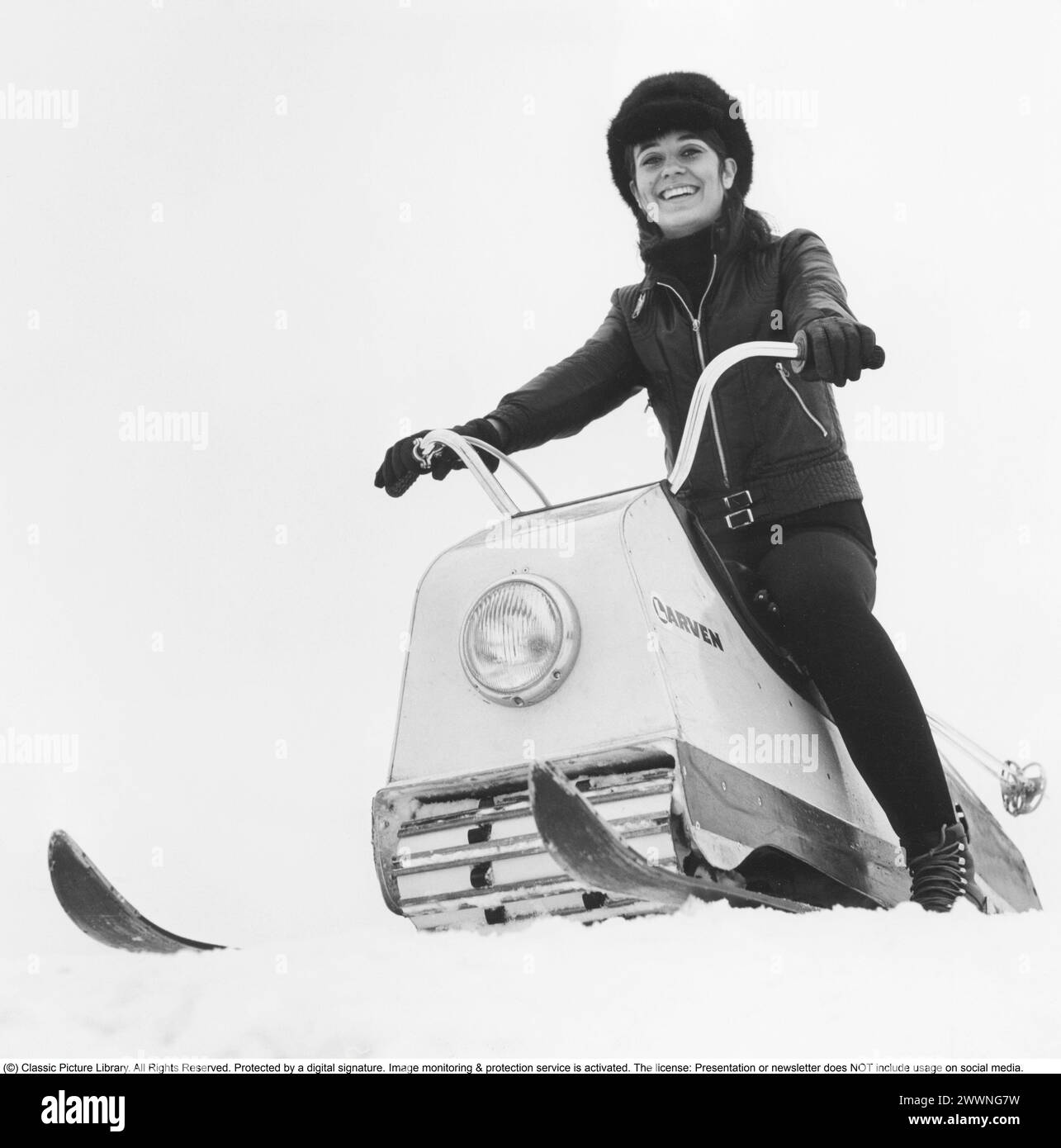 "Larven" (The caterpillar) A Swedish unconventional snowmobile that has ...