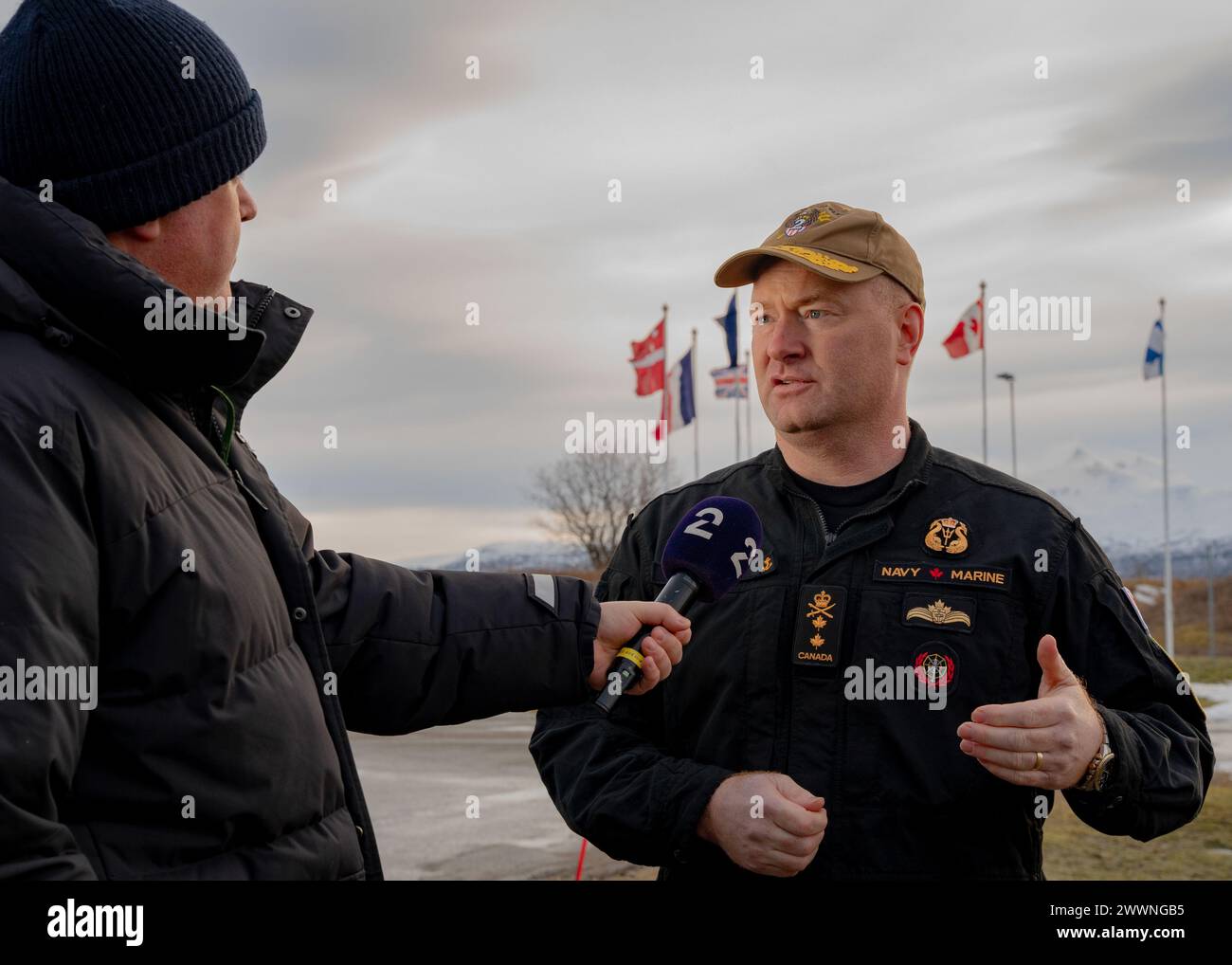 Royal Canadian Navy Rear Adm. David Patchell, vice commander, U.S. 2nd ...
