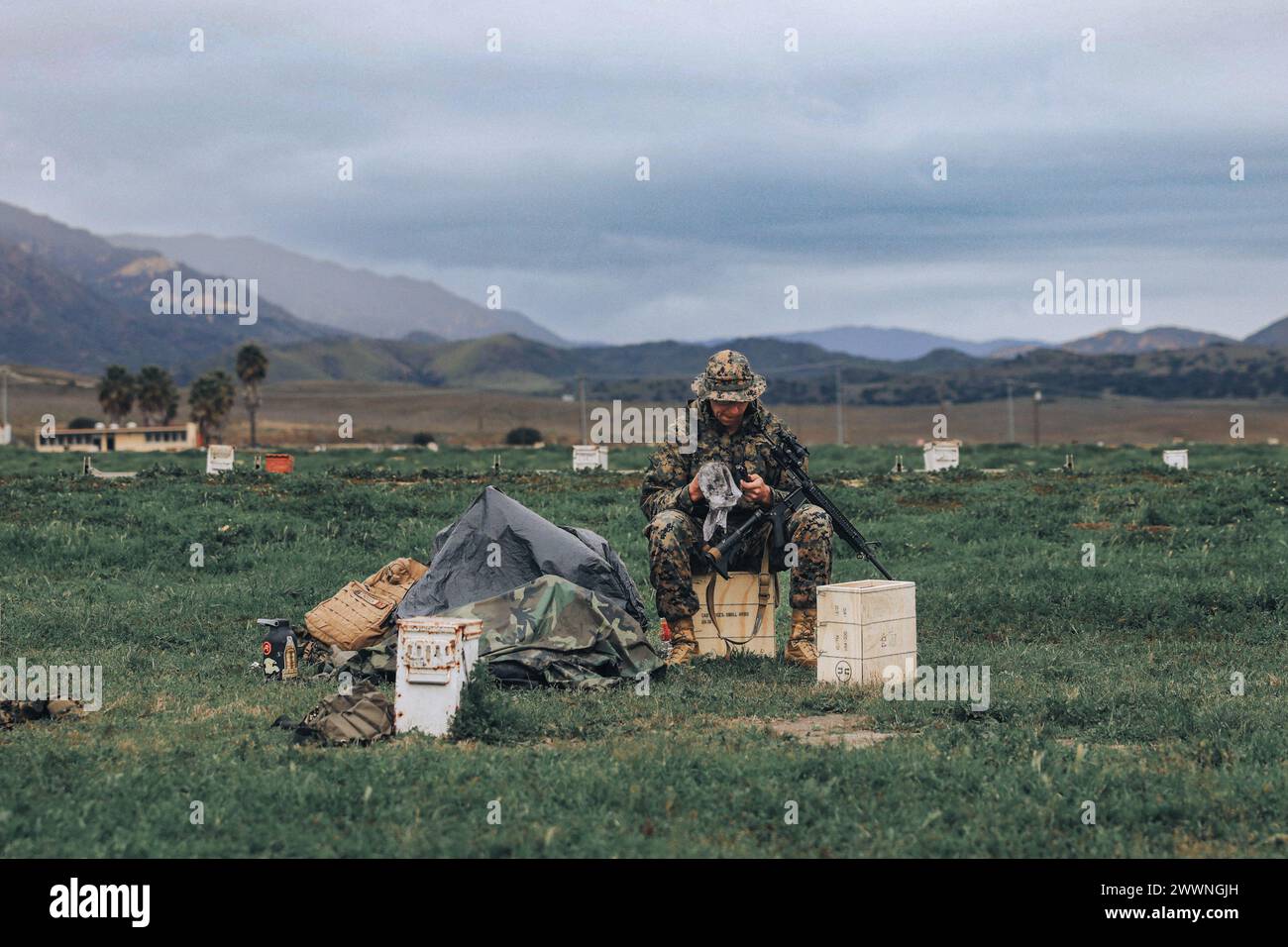 U.S. Marine Corps Gunnery Sgt. Elkan Meyer, the uniformed readiness ...