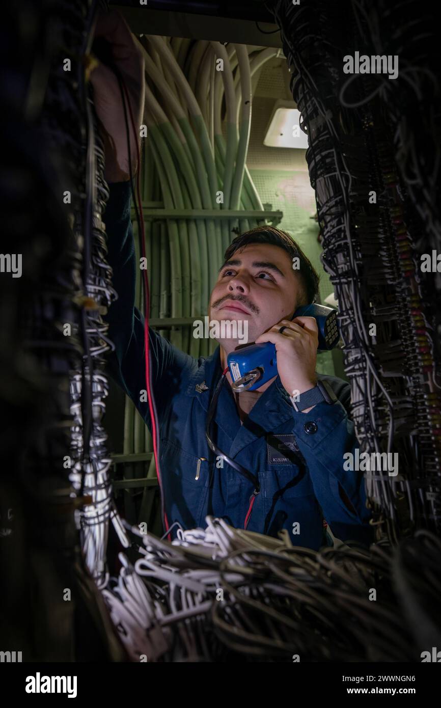 240203-N-DY413-1035 GULF OF ADEN (Feb. 3, 2024) An Interior ...