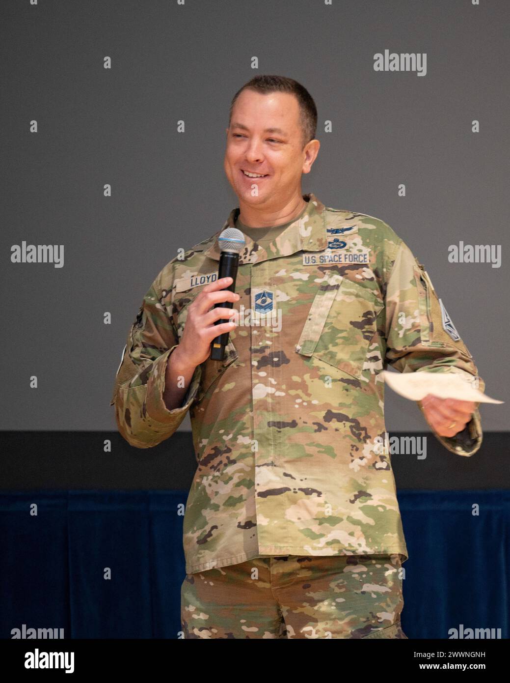 U. S. Space Force Chief Master Sgt. Caleb Lloyd, Space Operations ...