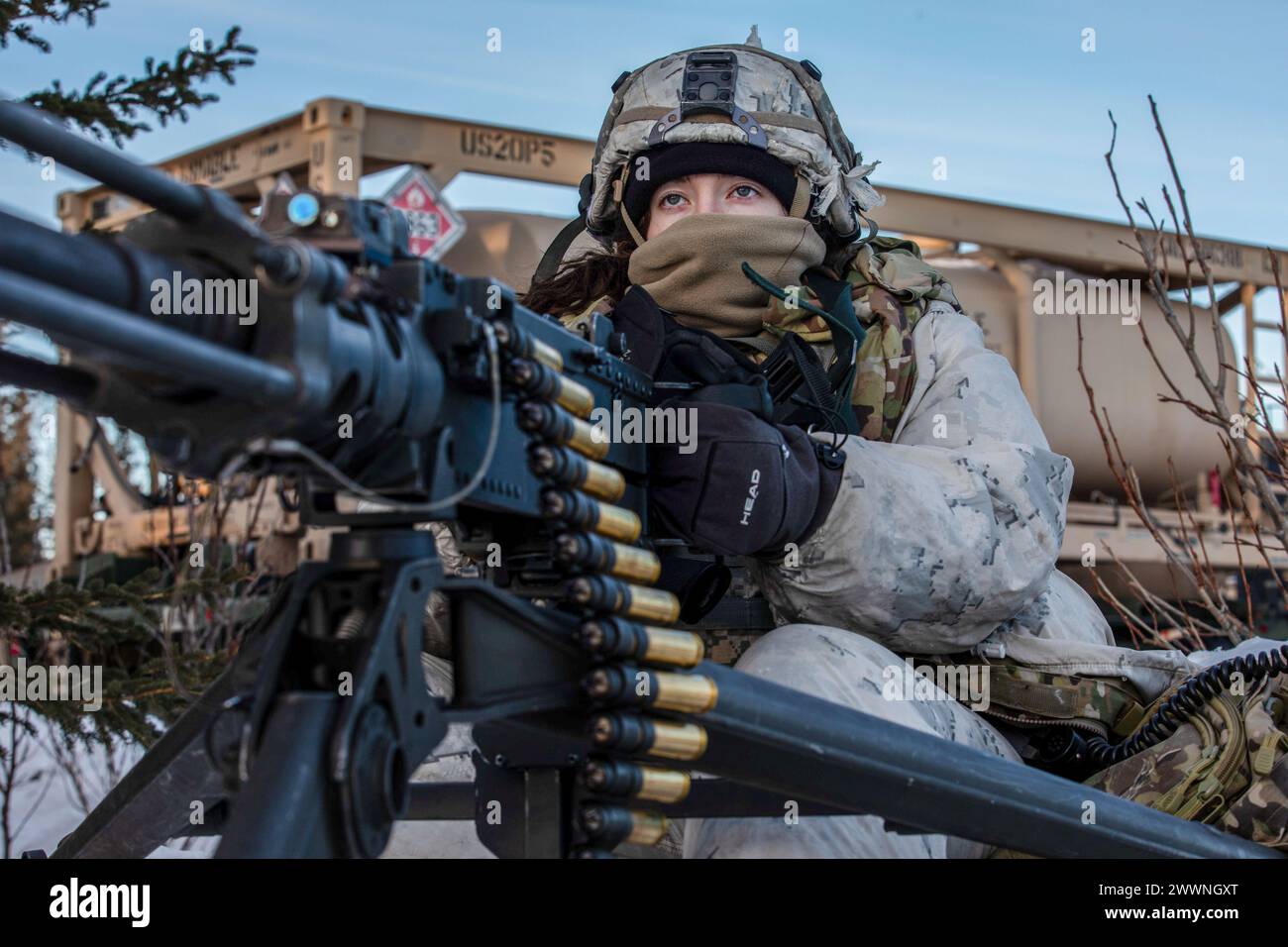 Spc. Sammantha Ohm assigned to 5th Squadron, 1st Calvary Regiment ...