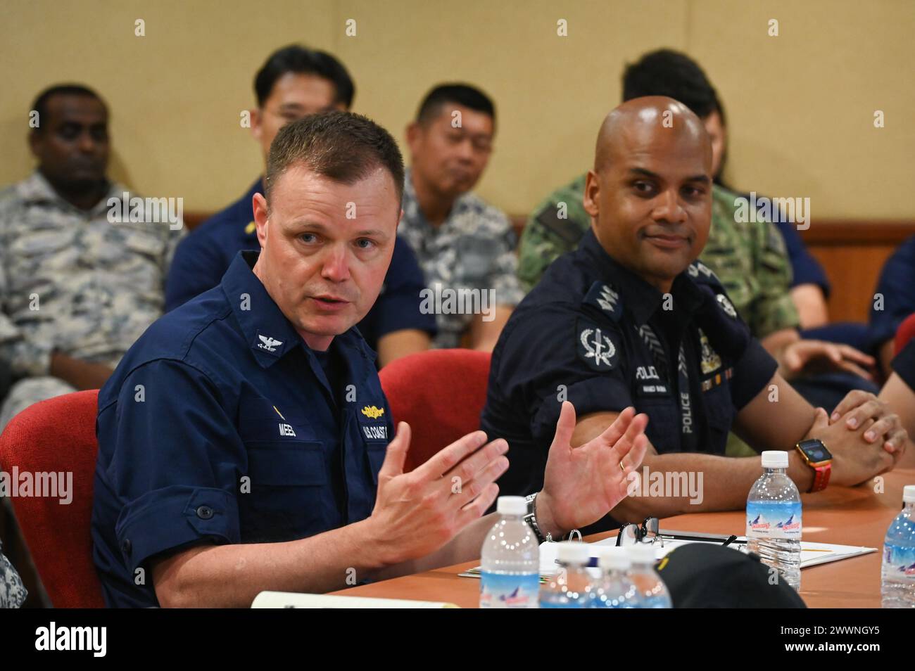Capt. Billy Mees, commanding officer of U.S. Coast Guard Cutter ...