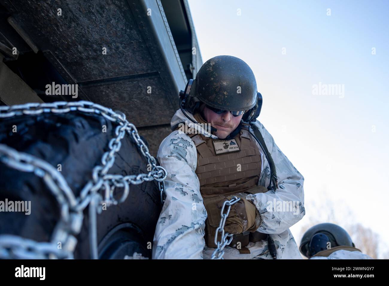 U.S. Marine Corps Cpl. Zachary Woodard, a High Mobility Artillery ...