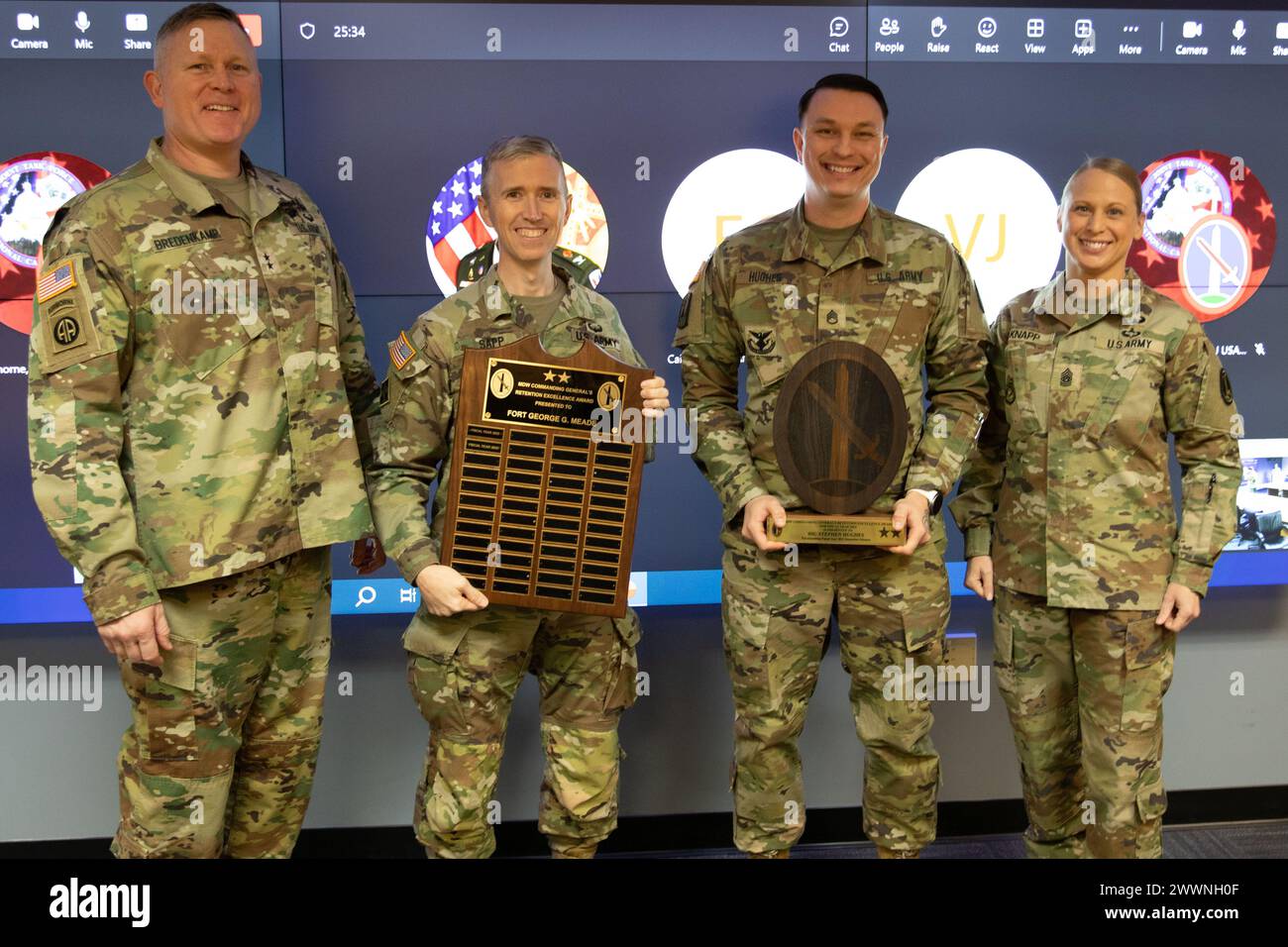 Staff Sgt. Stephen Hughes, a career counselor assigned to Fort Meade ...