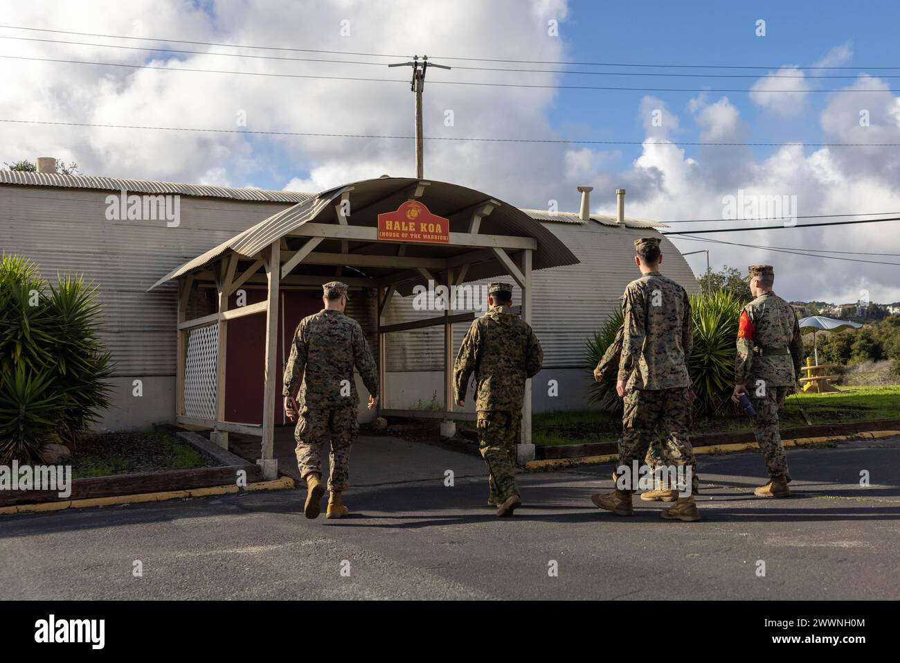 U.S. Marines with 1st Civil Affairs Group Force Headquarters Group, I ...