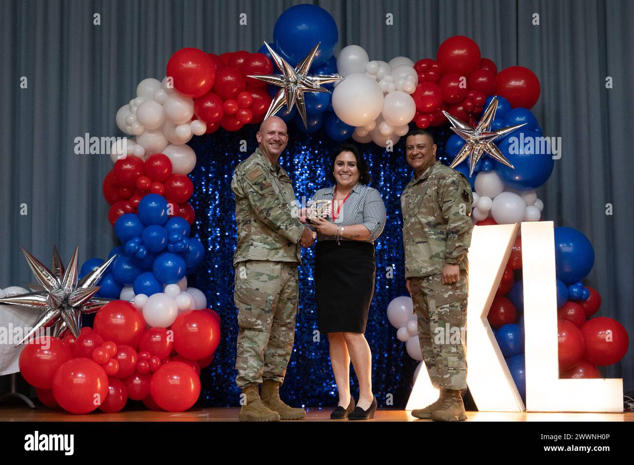 U.S. Air Force Col. Kevin Davidson, 47th Flying Training Wing (FTW) commander, and Chief Master ...