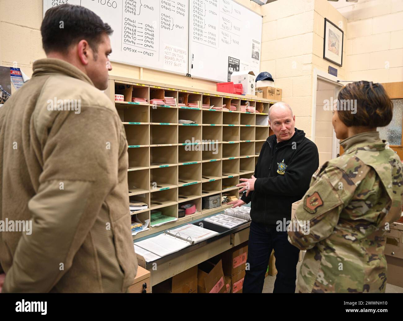 100th force support squadron post office hi-res stock photography and ...
