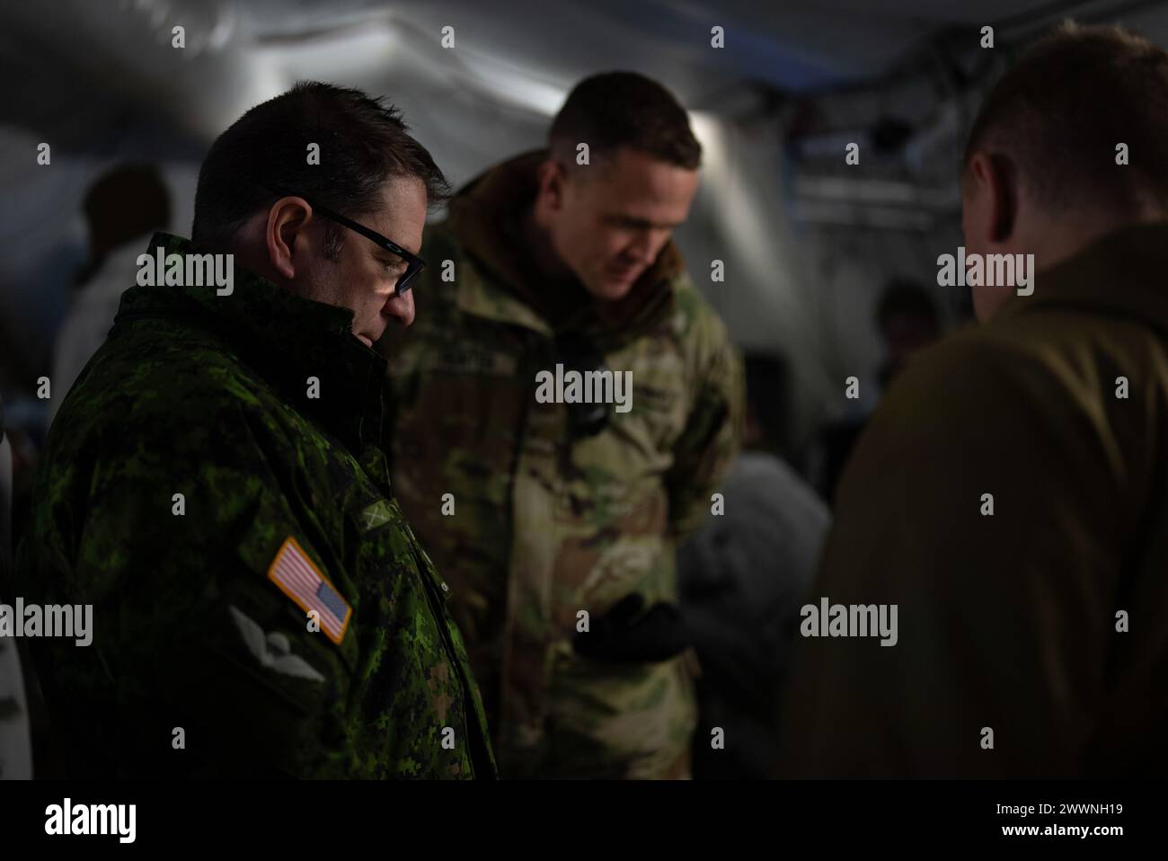 Canadian Brig. Gen. Robert W. McBride, Deputy Commanding General ...