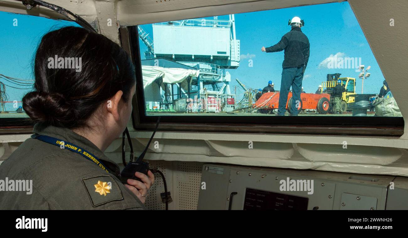 Newport News, V.A. (Feb. 14, 2024) – Lt. Cmdr. Katie Greiner ...