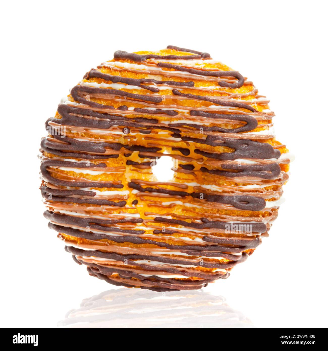 donut isolated on white background Stock Photo - Alamy